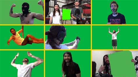 Penguinz0 Green Screen Compilation YouTube