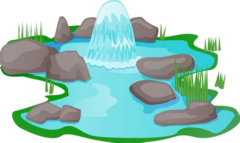 Fountain Pond Clipart Clipground