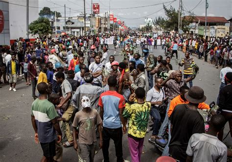Thousands Protest Rwanda In Eastern DR Congo City Inquirer News