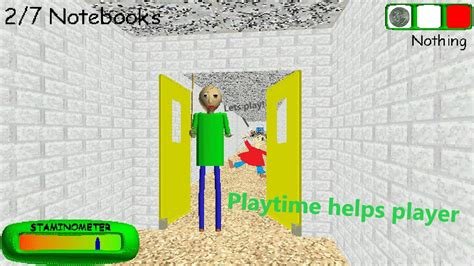 Playtime Helps Player Baldi S Basics Mod Youtube