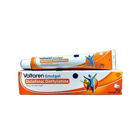 Voltaren Emulgel 20 G Kegunaan Efek Samping Dosis Dan Aturan Pakai