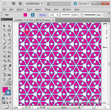 Quick And Easy Pattern Making In Illustrator Cs Cs Projectwoman