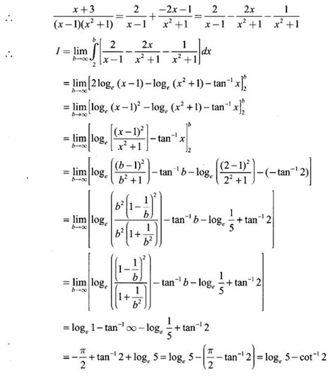 improper integrals theorem worked examples exercise with answers integral calculus
