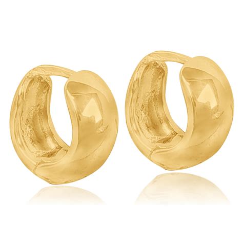 Brinco Argola Pequeno Folheado Ouro 18k