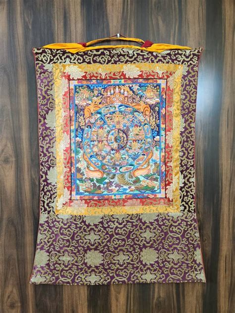 Tibetan Thangka Painting Thangka Variously Spelt As Thangka Tangka