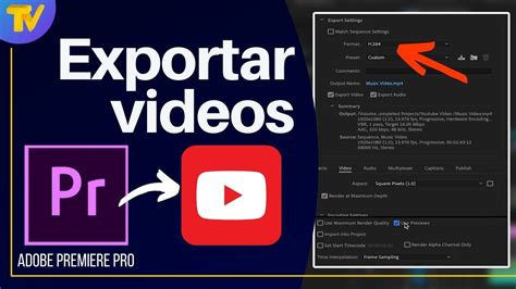 Como exportar videos RÁPIDO y de buena calidad con ADOBE PREMIERE YouTube