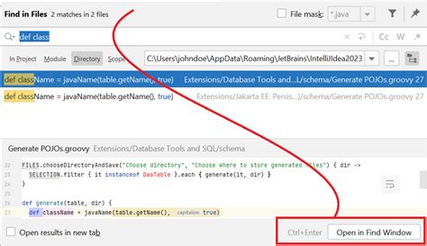 intellij idea 如何在intellij中复制搜索结果并粘贴到其他地方？ 大数据知识库