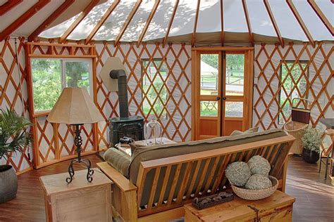 Modern Yurt Interior