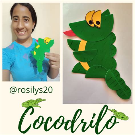 Esp Eng Elaboración de un divertido y creativo cocodrilo By