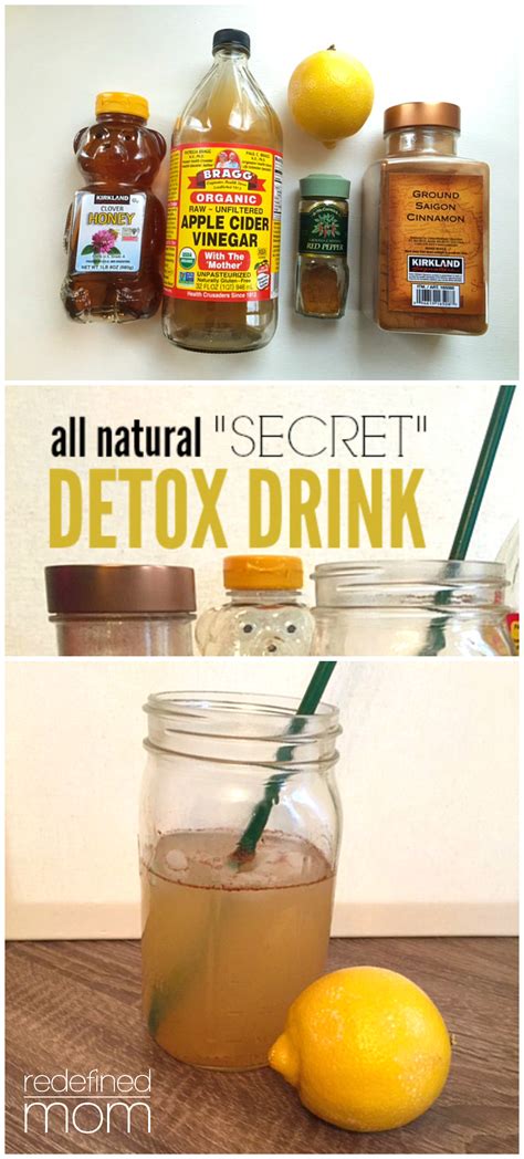 All Natural Secret Detox Drink Recipe