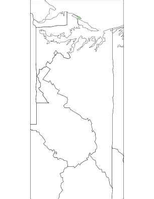 Mapa Do Druku Konturowa Wirginia MapyKonturowe