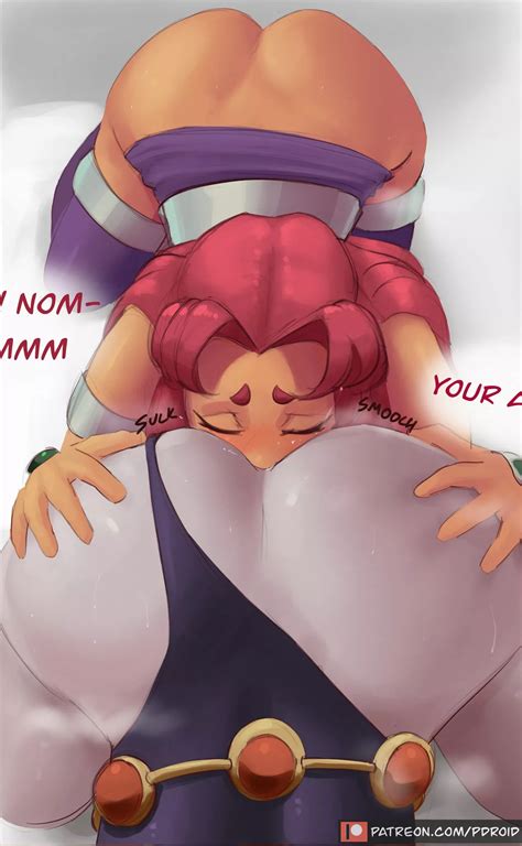Raven Serves Starfire Some Cake Teen Titans Paranoiddroid5 Nudes