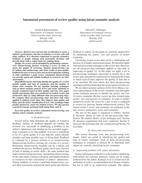 pdf automated assessment of review quality using latent semantic analysis