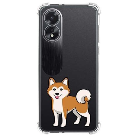 Funda Silicona Antigolpes Para Oppo A18 Diseño Perros 02 Dibujos con
