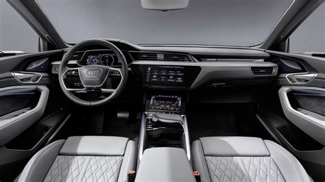 Audi E Tron 55 Quattro Sportback S Line 2020 5K Interior Wallpaper HD