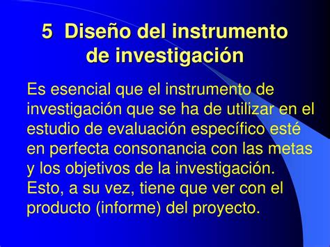 PPT 5 Diseño del instrumento de investigación PowerPoint Presentation