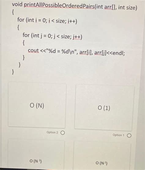 solved void printallpossibleorderedpairs int arr[] int