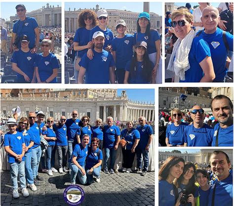 Canicatti Web Notizie In visita dal Papa per lASD Quelli del Venerdì