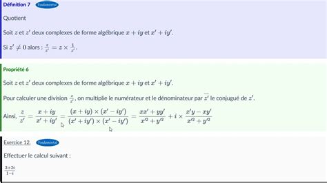 D Couvrir Imagen Division Nombre Complexe Formule Fr Thptnganamst