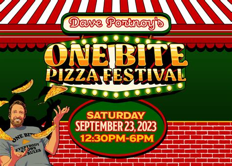Dave Portnoy S One Bite Pizza Festival Sat Sept 23 2023 Brooklyn NY