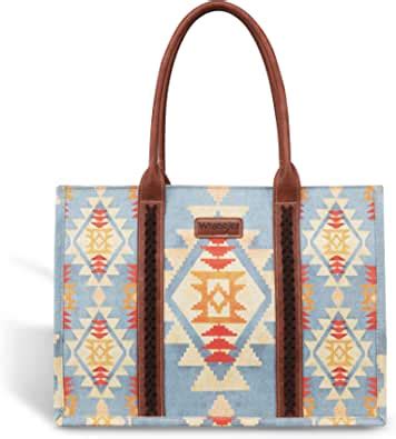 Wrangler Tote Bag Western Purses For Women Shoulder Boho Aztec Handbags