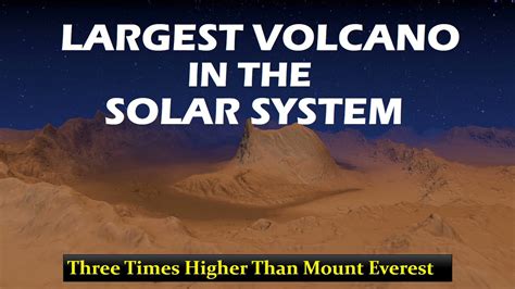LARGEST VOLCANO IN SOLAR SYSTEM YouTube