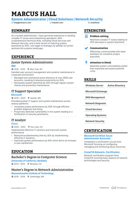 5 Entry Level System Administrator Resume Examples Guide For 2024