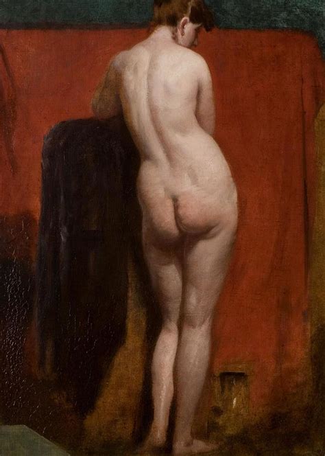 Standing Female Nude Painting By William Etty Fine Art America