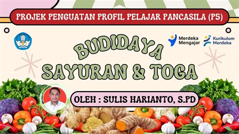 Sayuran Dan TOGA Projek Penguatan Profil Pelajar Pancasila P5