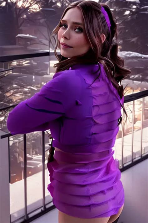 Dopamine Girl An Ultra Realistic Photograph Of Elizabeth Olsen