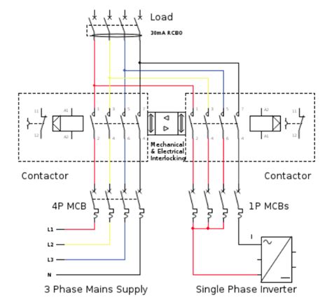 What Is Changeover Switch Wiring And Connection Diagram 54 OFF