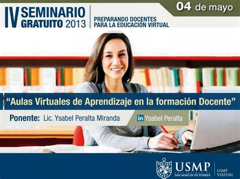 Aulas virtuales en la formación docente PPT