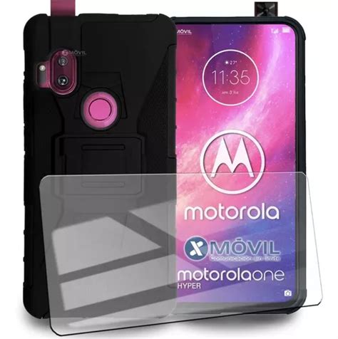 Funda P Motorola One Hyper Uso Rudo Clip Mica MercadoLibre