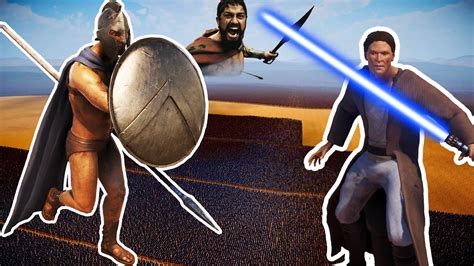 20 MILLION SPARTANS Vs 200 000 JEDI KNIGHTS UEBS 2 YouTube