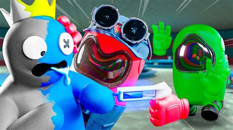 Among Us But The Colors Are Missing Rainbow Friends Vs Impostor