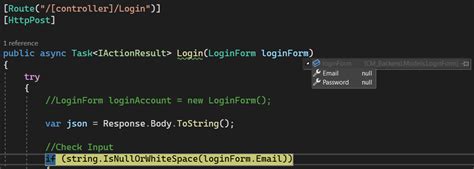 Asp Net Cant Get Data In Model From Frontend To BackendASP Web API