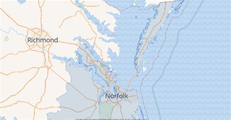 757 Area Code Information Time Zone Map