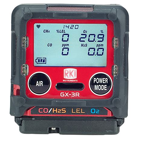 Rki Gx R Four Gas Monitor Ra C
