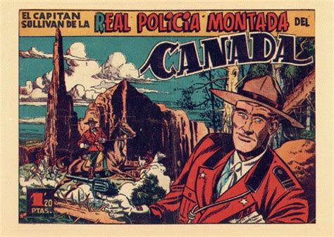 AÑO 1950 Policia montada Policia montada del canada Capitán