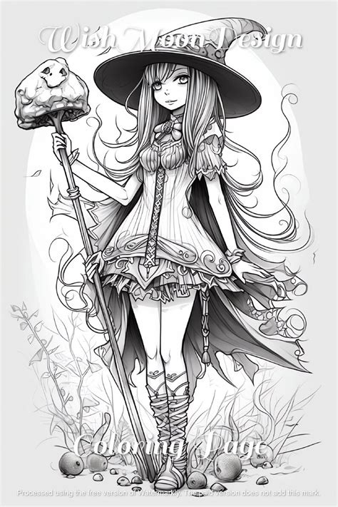 Chibi Sorci Re Coloriages Kawaii Adultes Enfants Art Etsy France