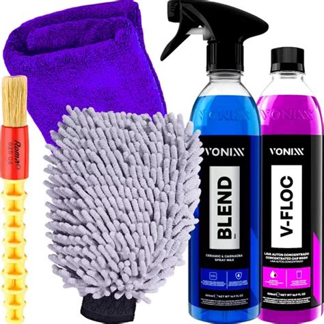 Shampoo V Floc Ml Carnauba Blend Liquida Vonixx Luva Pano Frete Gr Tis