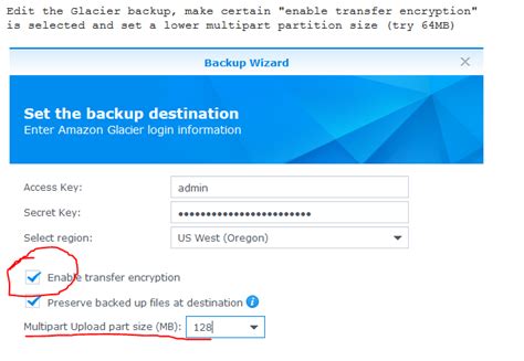 Amazon Glacier Setup For Synology Network Antics
