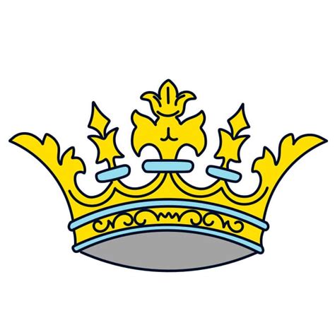 Couronne De Dessin Etape