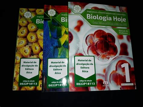 Livro Biologia Hoje Vol 3 Editora Atica Pnld 2018 R 40 00 Em