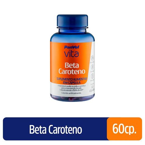 Vitamina A Betacaroteno Panvel Vita 60 Cápsulas PanVel Farmácias