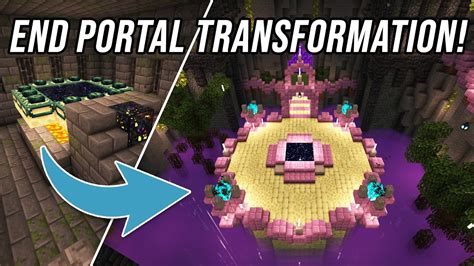 How To TRANSFORM The End Portal Room Minecraft Build Showcase YouTube