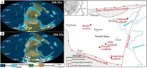 Mollweide Projection Paleogeographic Maps For The A Late