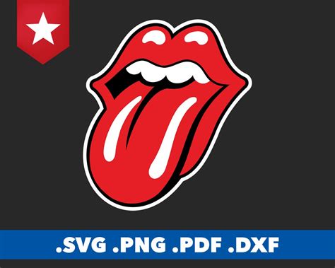 The Rolling Stones SVG The Rolling Stones Logo Cricut Cut Etsy