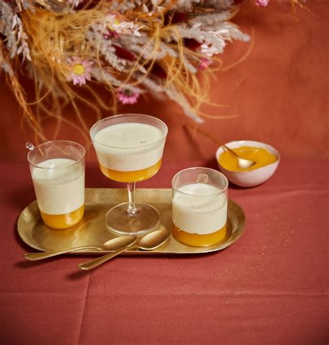 Recette Panna Cotta Au Kaki Marie Claire