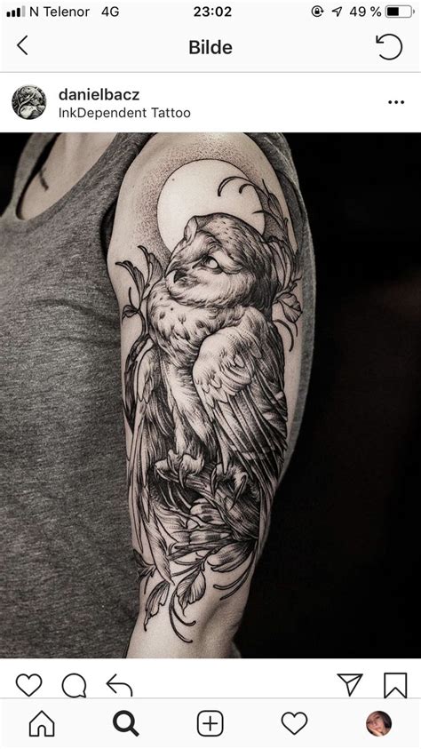Pin By Lula Everett On Boredpanda In 2024 Owl Tattoo Barn Owl Tattoo